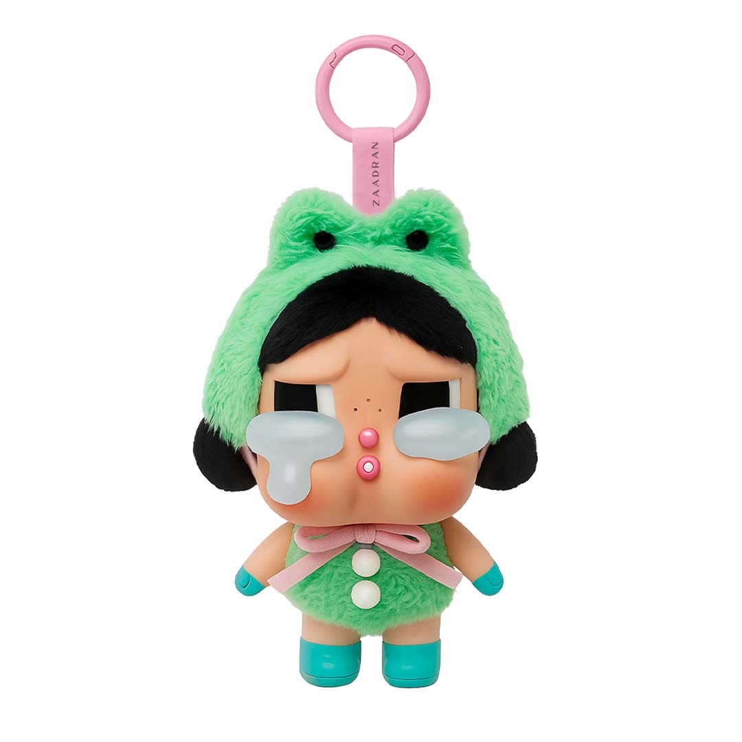 Crybaby | Green Frog Costume Plush Keychain – ZAADRAN